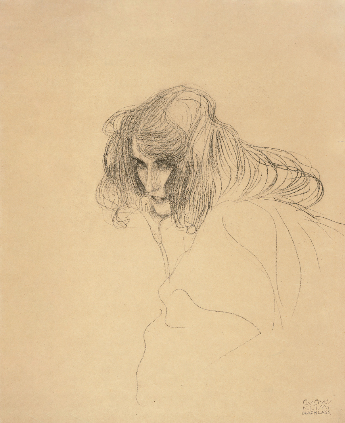 Gustav Klimt Line Drawings